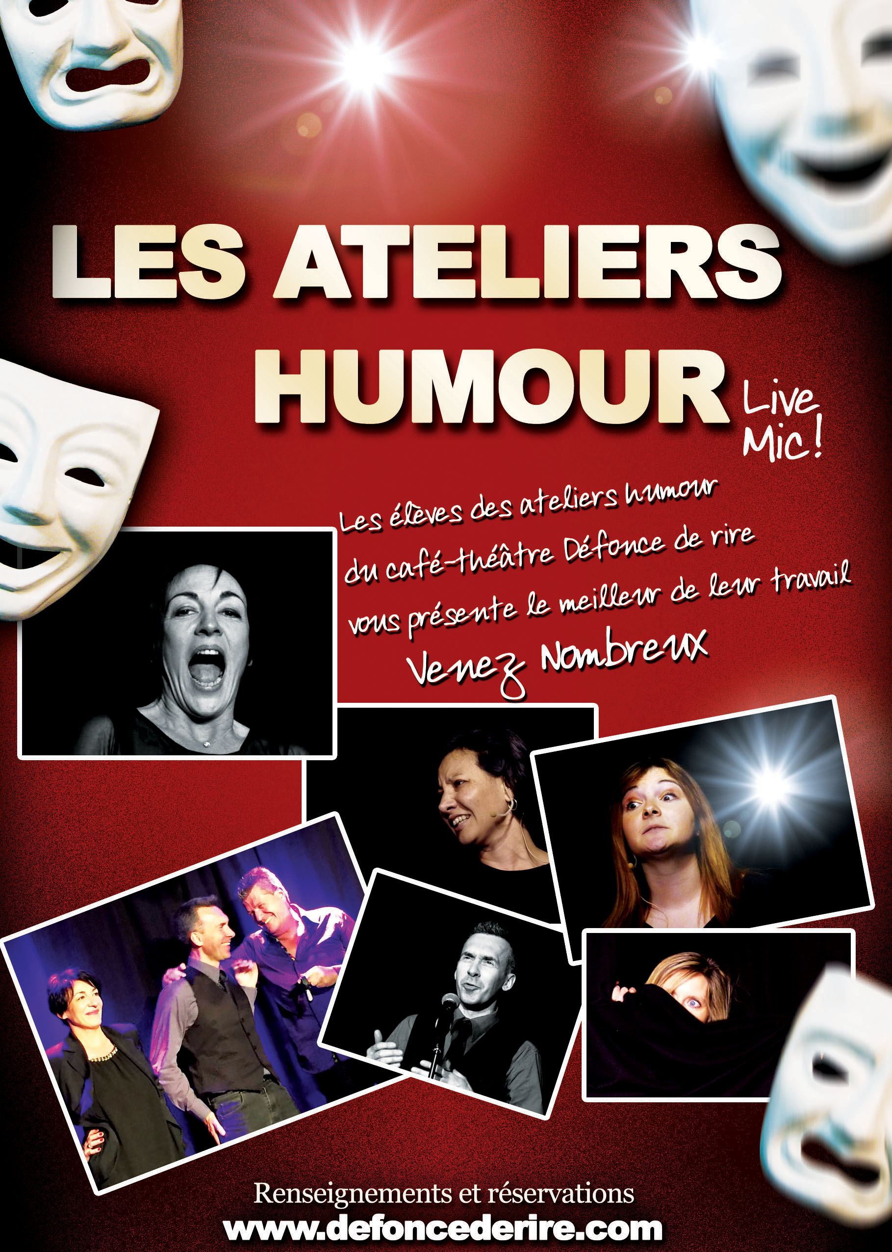 Café théâtre Défonce de rire - representations des ateliers humour ...